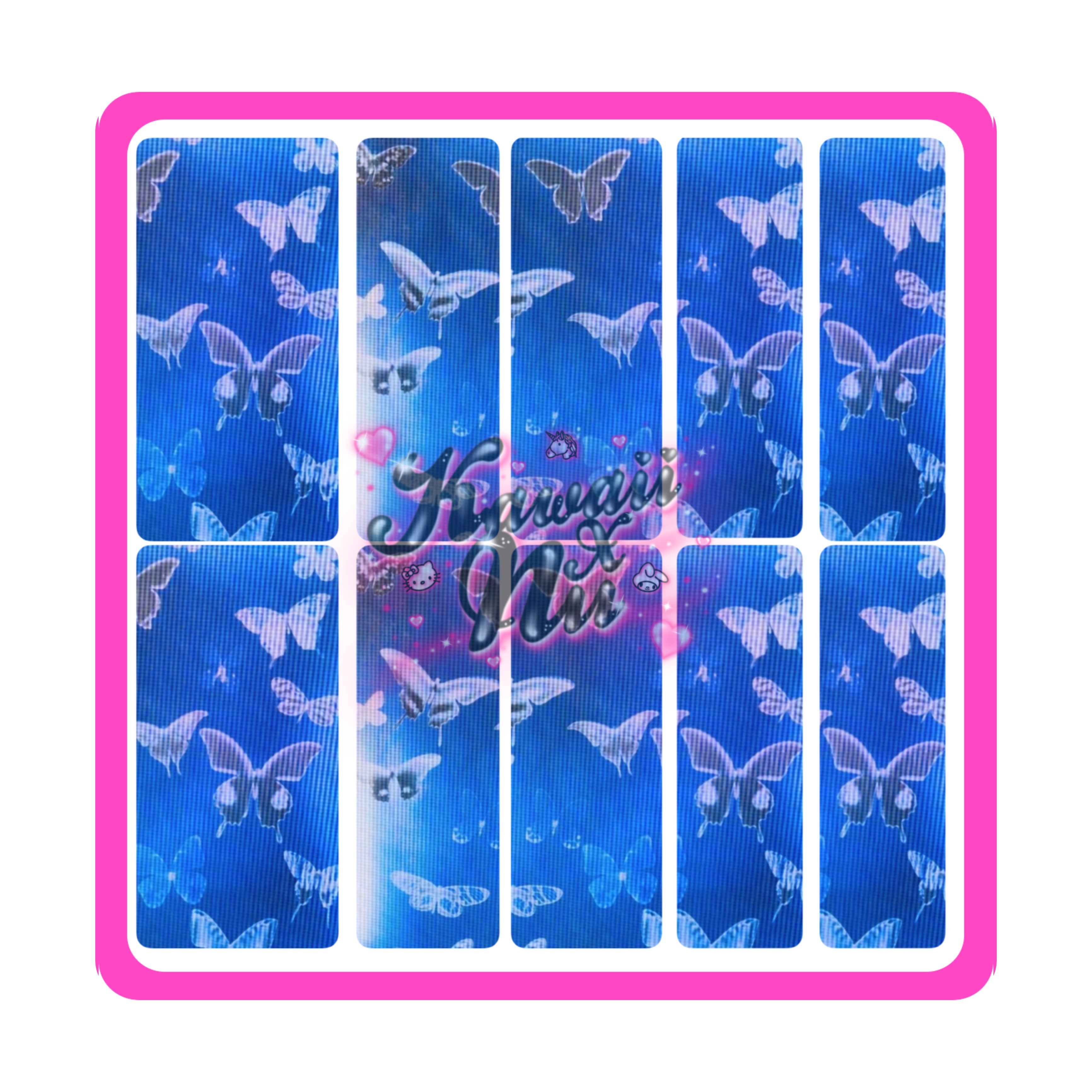 Retro Y2K Butterfly Decal – KawaiixNii